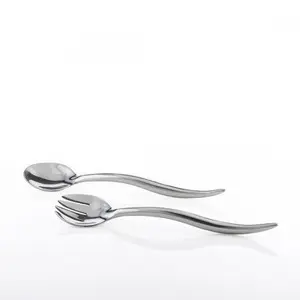 LUNARES Toro Serving Set Silver