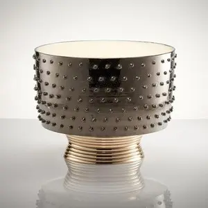 LUNARES Djembe High Round Bowl - Bronze