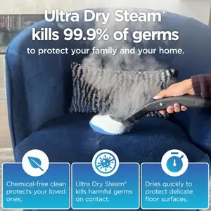 EUROFLEX Vapour Pro 20-piece All-in-one Steam Mop