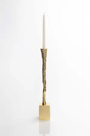 LUNARES Nest Candle Holder - Gold