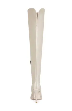 AZALEA WANG Beaucoup Over-the-knee Boots - Bone