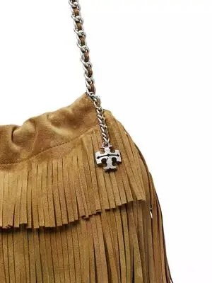 Tory Burch Fleming Suede Tote