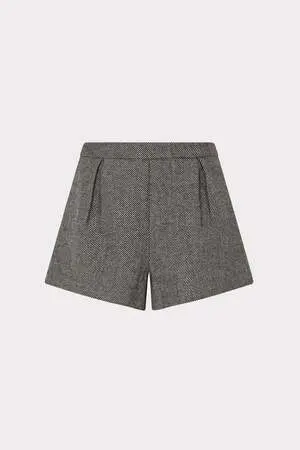 MILLY Drew Tweed Short