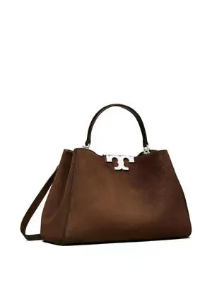 Tory Burch Eleanor Suede Tote - Brown