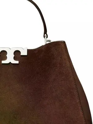 Tory Burch Eleanor Suede Tote - Brown
