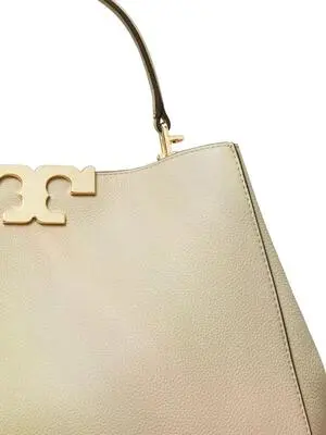 Tory Burch Eleanor Double Handle Logo Satchel - Neutrals