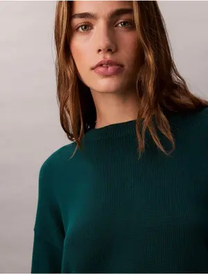 Calvin Klein Cotton Relaxed Crewneck Sweater