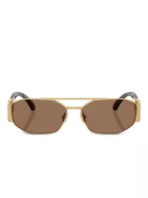 Versace Medusa Aviator Sunglasses - Gold