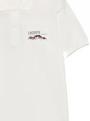 Lacoste Logo-motif Polo Shirt - White
