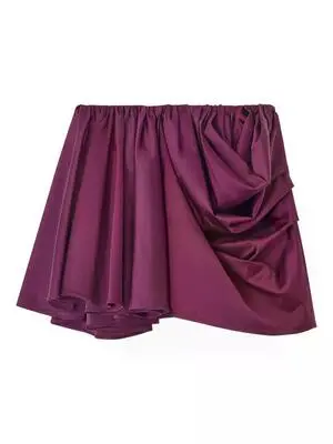 GANNI Draped Mini Skirt