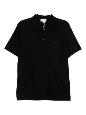 Lacoste Logo-embroidered Polo Shirt - Black
