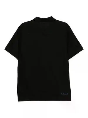 Lacoste Logo-embroidered Polo Shirt - Black
