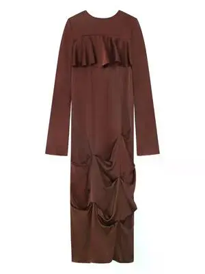GANNI Ruffled Maxi Dress