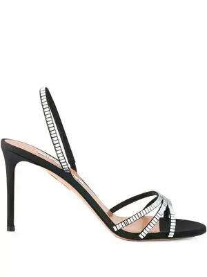 Aquazzura Crystal Embellished Sandals