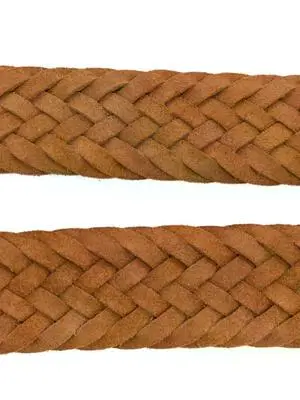 Brioni Braided Leather Belt
