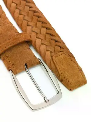 Brioni Braided Leather Belt