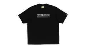 A BATHING APE Baby Milo Graphic Relaxed Fit Tee Shirt - Black