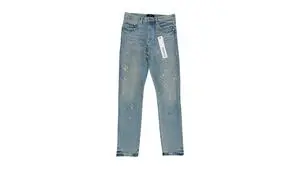 PURPLE BRAND P005sqlg425 Sequin Splatter Paint Jeans - Indigo