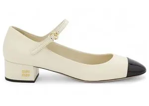 Miu Miu Two-tone Leather Pumps
