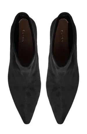 Jack Rogers Charleston Stretch Pointed Toe Bootie - Black