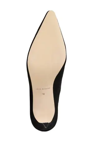 Jack Rogers Charleston Stretch Pointed Toe Bootie - Black