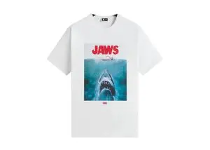 Kith X Jaws Main Poster Vintage Tee Shirt Bright White