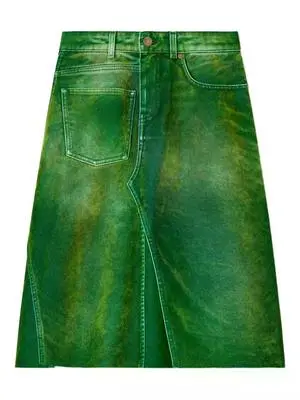 Tory Burch Denim-effect A-line Skirt