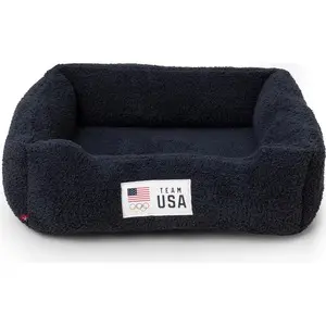 Barefoot Dreams Cozychic® Flag Pet Bed - Indigo