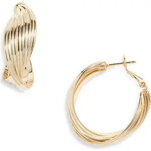 SET & STONES Lana Hoop Earrings - Gold