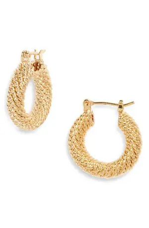 SET & STONES Isabelle Hoop Earrings - Gold