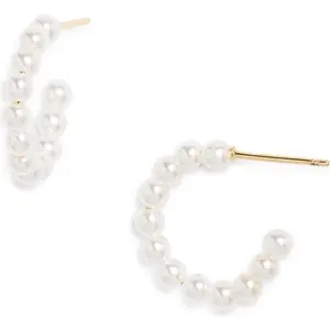SET & STONES Beverly Hoop Earrings - Gold