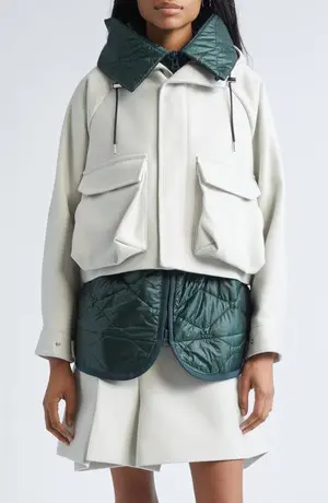 Sacai Drawstring Outerwear For Women