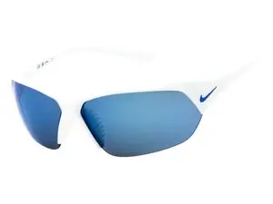 Nike Skylon Rectangular Sunglasses 104 - White Grey (sky Bluelon/ace/fq4683