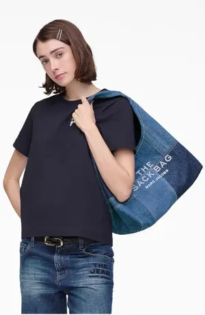 Marc Jacobs The Sack Denim Shoulder Bag