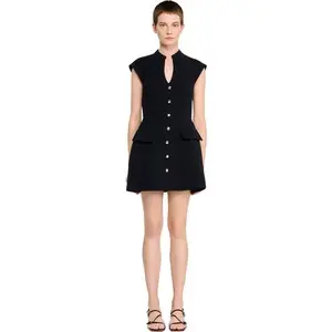 Sandro Button Up Cocktail Dresses