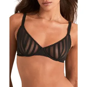 ADORE ME Ninamarie Unlined Demi Bra Black