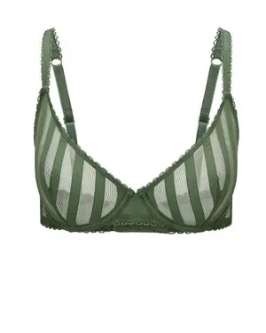 ADORE ME Ninamarie Unlined Demi Bra - Dark Green