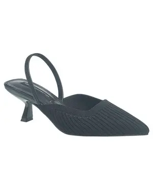 French Connection Coco Slingback Kitten Heel - Black