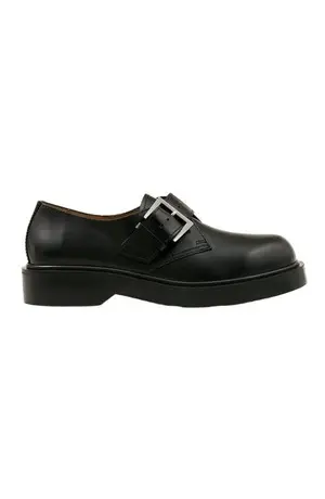 Sandro Glazed Leather Derbies