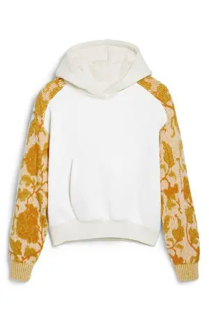 Desigual Mixed Media Hoodie