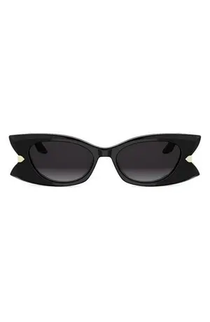 Dior Butterfly Sunglasses - Shiny Black/gradient Smoke