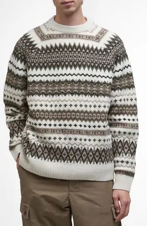Barbour Fair Isle Wool Blend Sweater