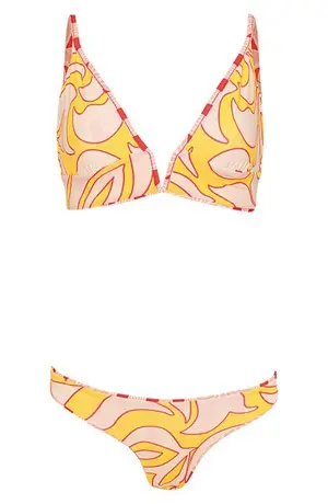MAAJI Palm Plantation Flirt Reversible Bikini Bottoms - Red