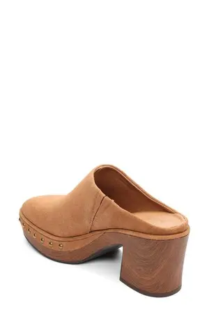 Sanctuary Platform Clogs With Studded Detail - Acorn
