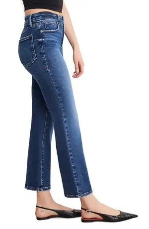 Good American Soft-tech Good Crop Mini Bootcut Jeans