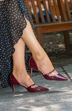 Nina Nashly Pointed Toe Mary Jane Pump