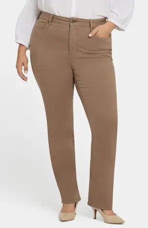 NYDJ Marilyn High Waist Straight Leg Jeans - Elmwood