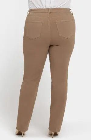NYDJ Marilyn High Waist Straight Leg Jeans - Elmwood