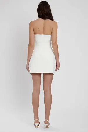 LEAU Strapless Mini Dress With Faux Pocket