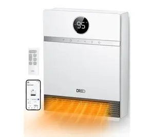 DREO Smart Wall Mounted Space Heater With Oscil Lation - One-color